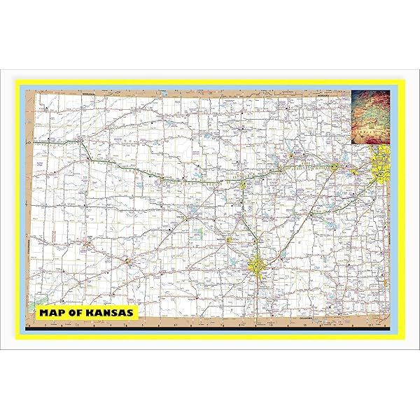 Kansas State Highway Map Kansas Map