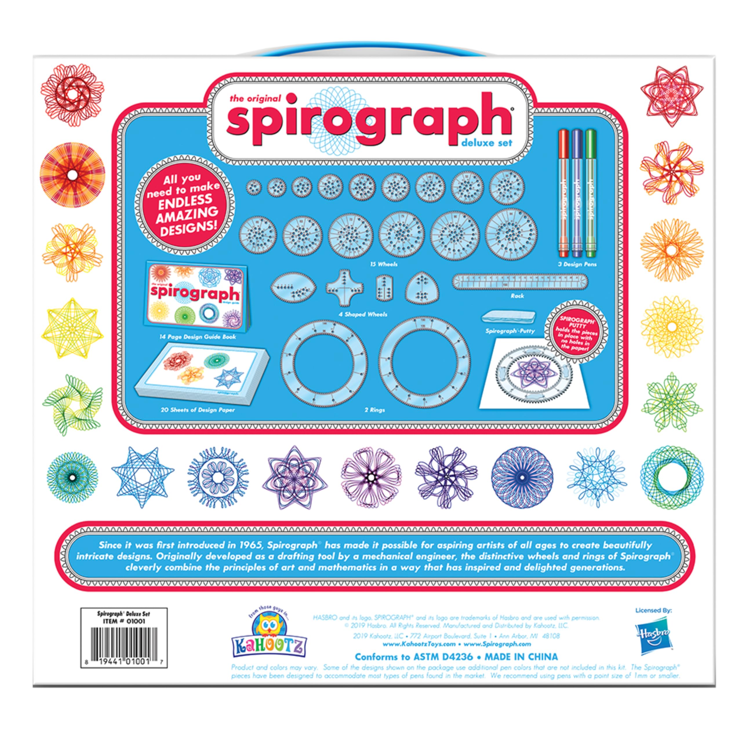 Mua The Original Spirograph Deluxe Set, Arts and Crafts For Kids 8-12 ...