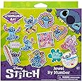 Amazon.com: Cra-Z-Art Disney Stitch Gem by Number - Paquete de 10 – 10 ...