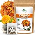 Amazon.com : 20 bags Calendula Tea Dried Calendula Flowers Herb Herbal ...