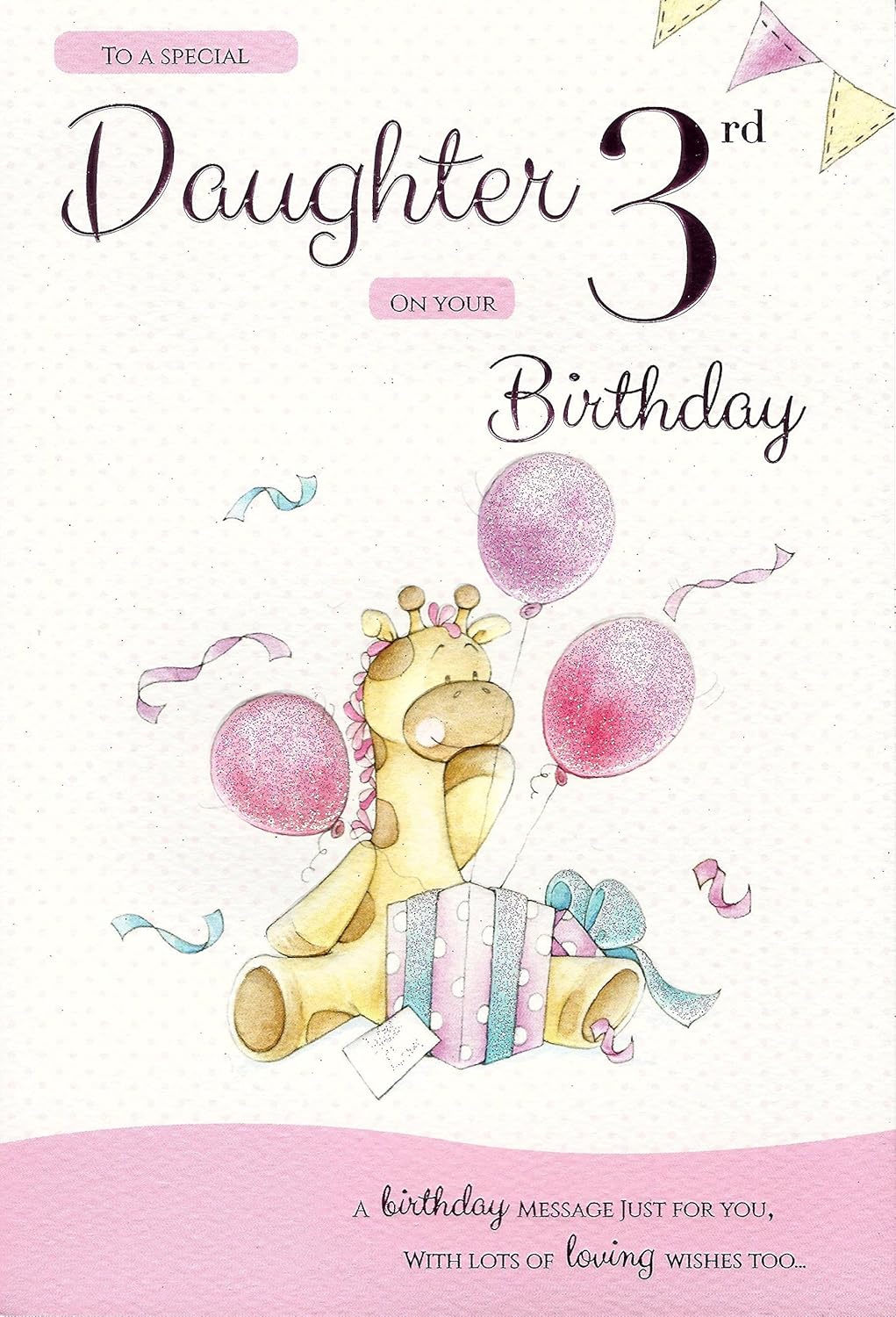 For A Special Daughter On Your 3rd Birthday Card 7807 CG Amazon co for-a-special-daughter-on-your-3rd-birthday-card-7807-cg-amazon-co
