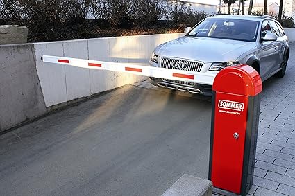 Schranke für Parkplatz bis 6 m inklusive Handsender links-schließend ...