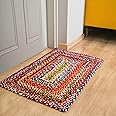 Amazon.com: RAJRANG Reversible Chindi Rag Rug 2x3 ft Cotton Handmade ...