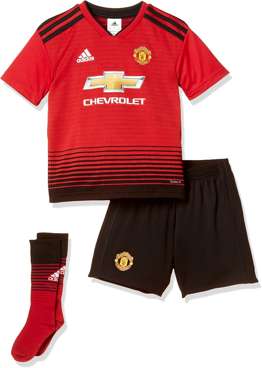 adidas Children's Manchester United Fc Home Mini Kit: Amazon.co.uk ...