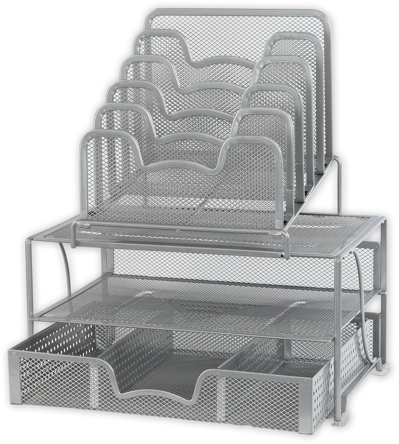 Cabinets, Racks & Shelves Black SimpleHouseware Mesh Desk Organizer ...