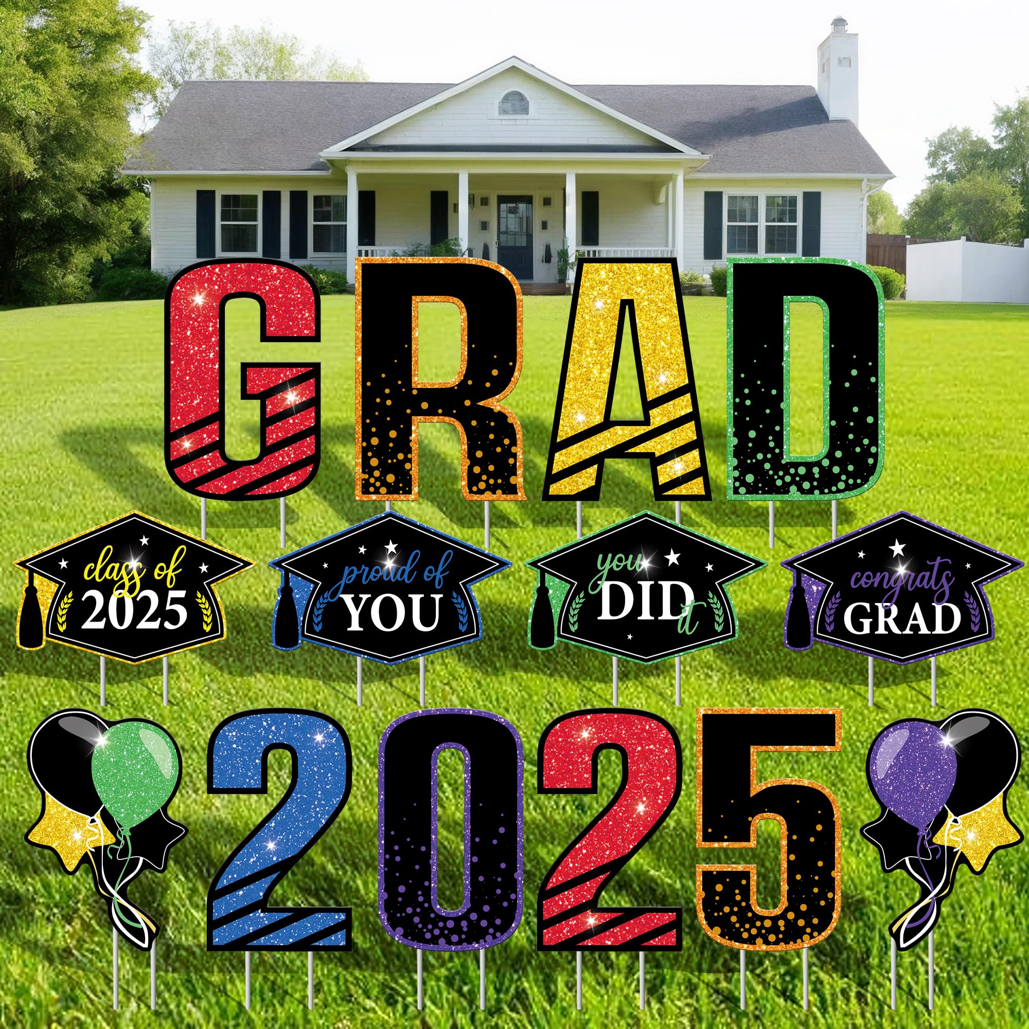 KatchOn, 2025 graduation yard signs class of 2025 - 14 Pieces ...