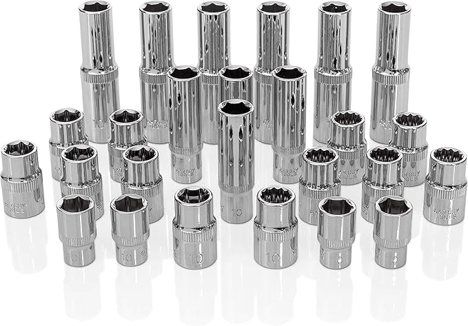 Amazon.com: Car Guy Tools 10mm Socket Shop Pack (26 Sockets, Multi-Type ...