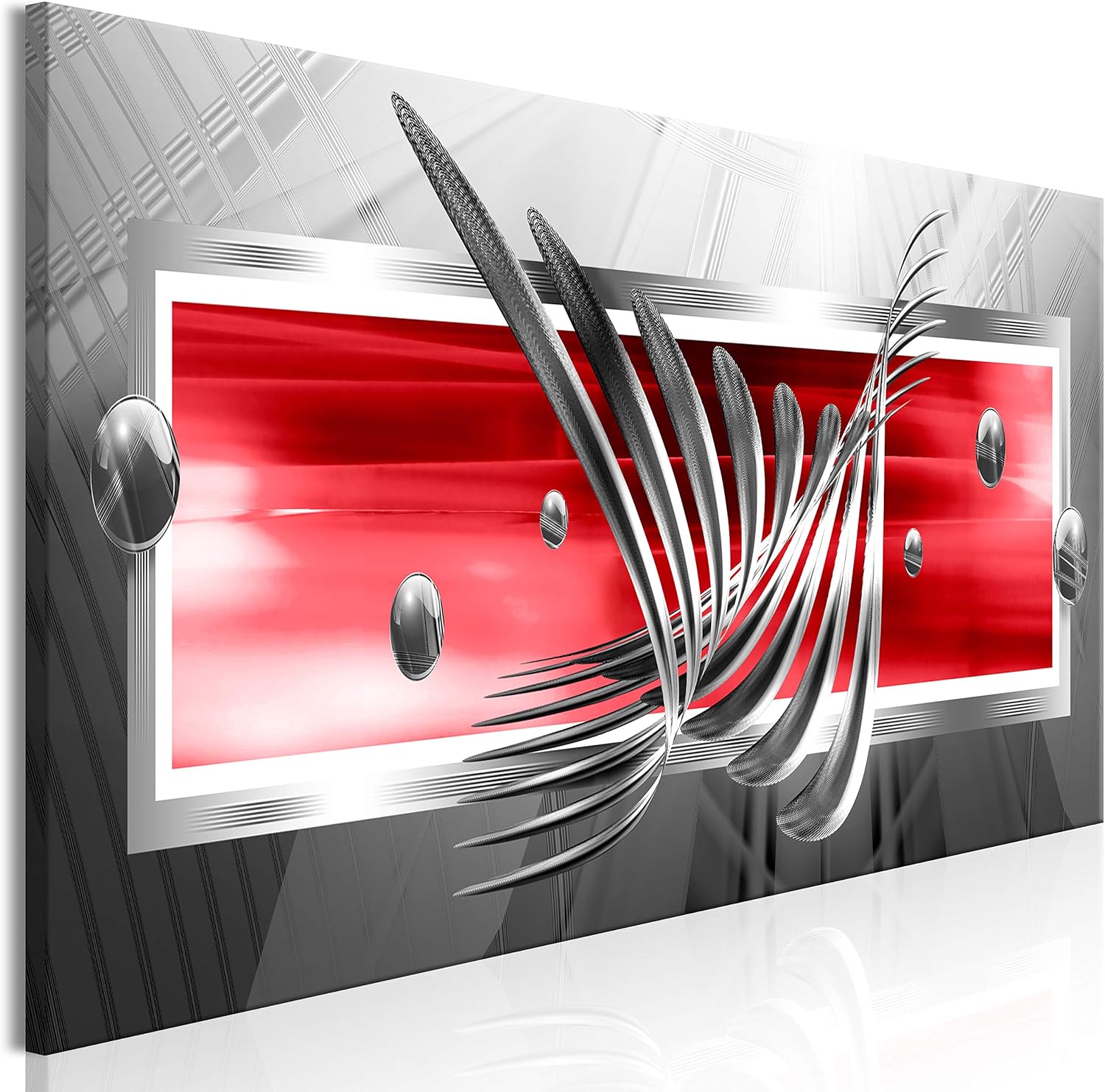 murando - Bilder Abstrakt 120x40 cm Vlies Leinwandbild 1 TLG Kunstdruck ...