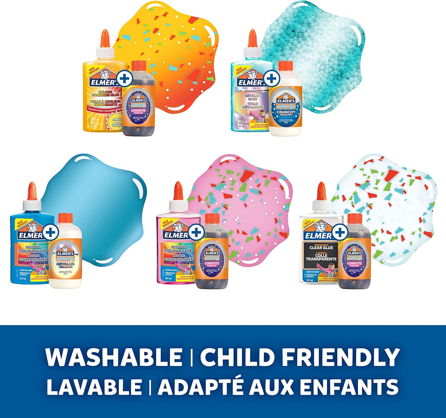 Elmer’s Celebration Slime Kit | Slime Supplies Include Assorted Magical ...