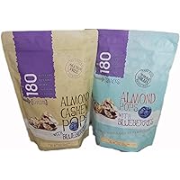 Amazon.com: 180 Snacks Almond, Cashew Nuts Bundle: 2 Items - One 15 Oz ...
