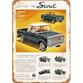 Amazon.com : RetroRust 10 x 14 METAL SIGN - 1977 International Scout II ...