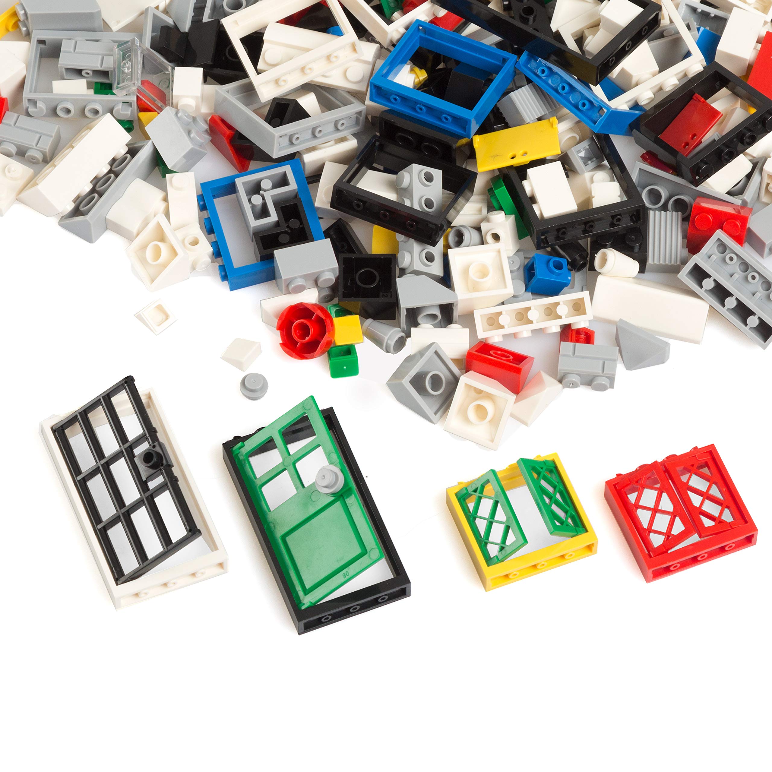 Mua Barcaloo 200 Piece Windows, Doors, and Roof Tops Building Bricks ...