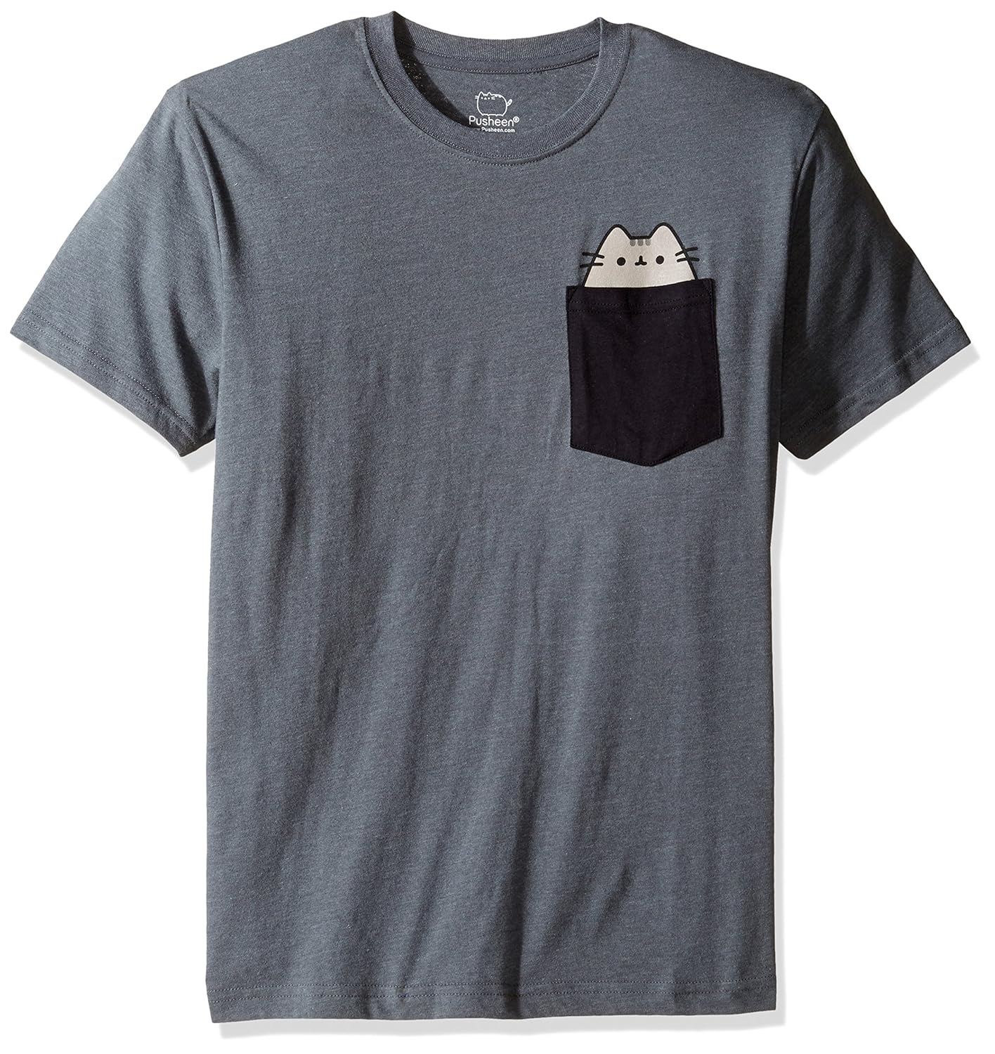 Pusheen - Playera,PU7M0042OL, Hombres, Carbón Heather, Medium: Amazon ...