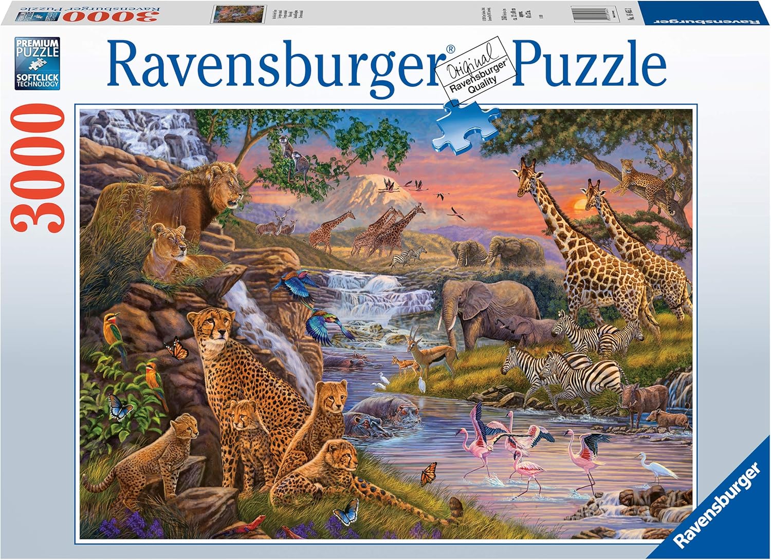 Ravensburger Animal 3000 Piece Jigsaw Puzzle For Adults Kids Age 12 Up BigaMart