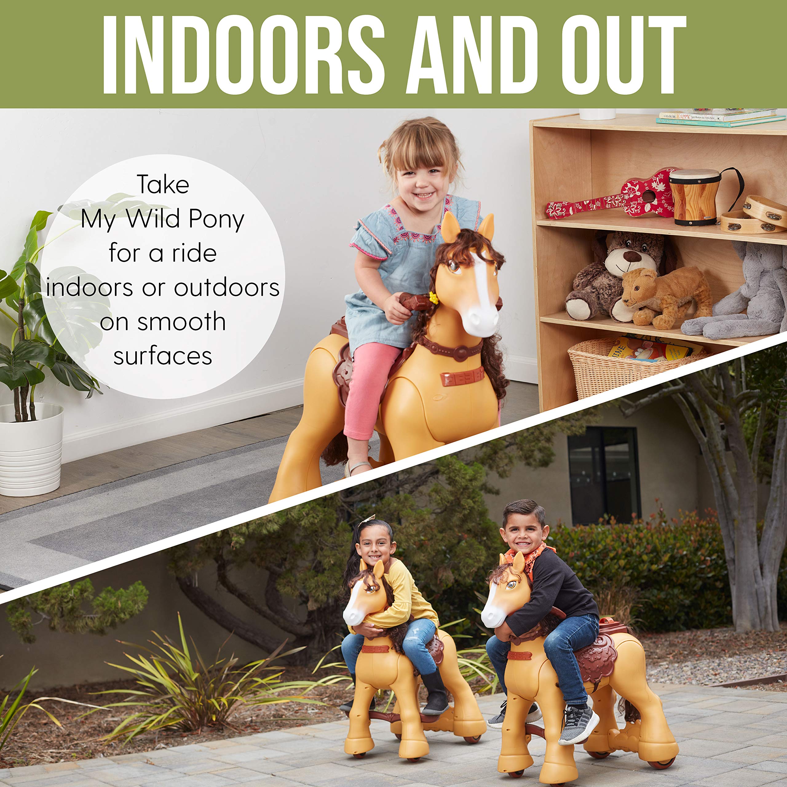Mua ECR4Kids My Wild Pony, Motorized Ride-On Horse for Kids, Walking ...
