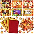 Amazon.com: 24 Pack Fall Craft Kits for Kids, Fall Picture Frame Crafts ...