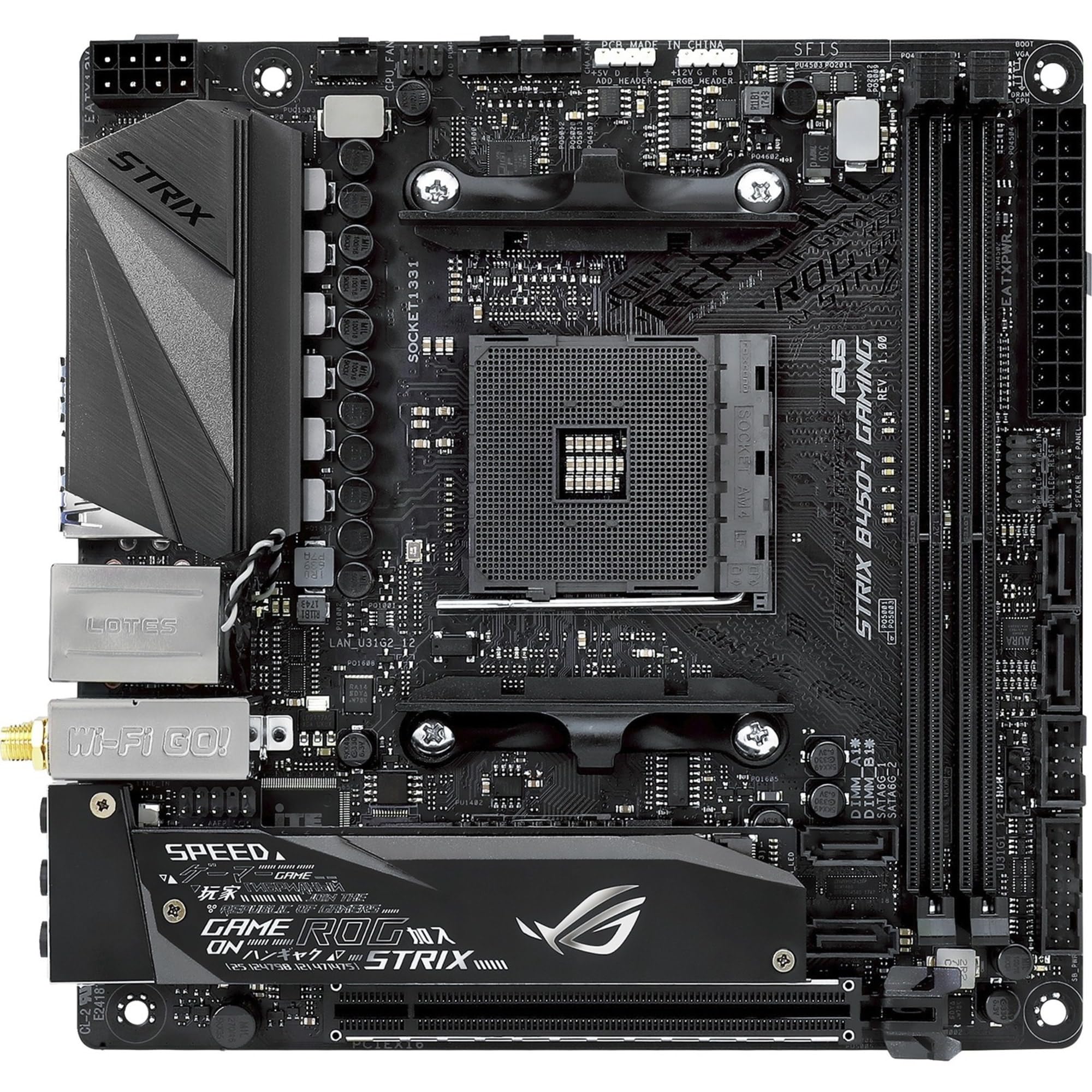 Mua ASUS ROG Strix B450-I Gaming Motherboard (Mini ITX) AMD Ryzen 2 AM4 ...