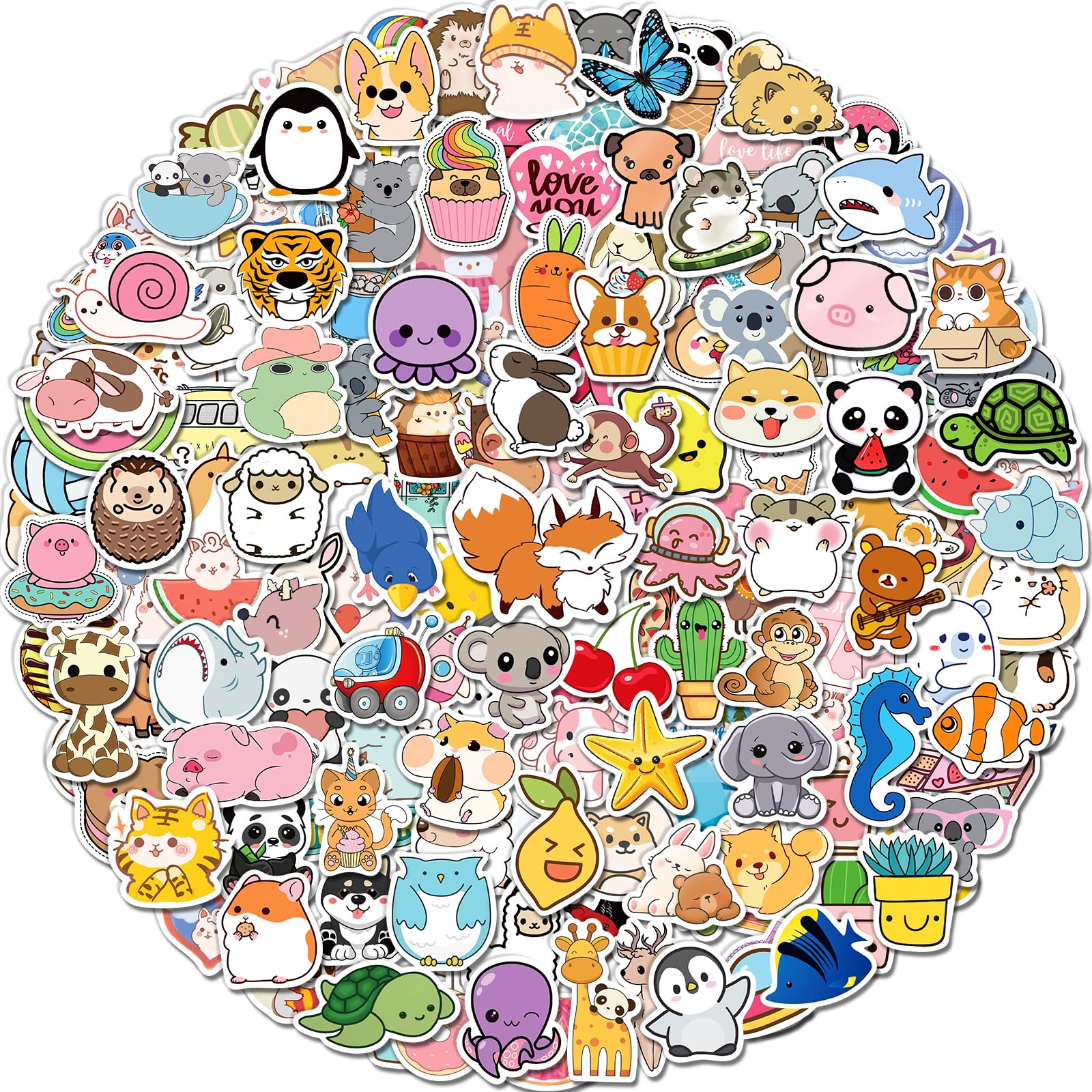 Benresive 600 Pcs Cute Stickers for Kids, Water Bottle Stickers for ...