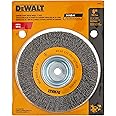 DEWALT DW4905 Rueda de Alambre para Cepillado 6",5/8-1/2 Flecha, Ancho ...