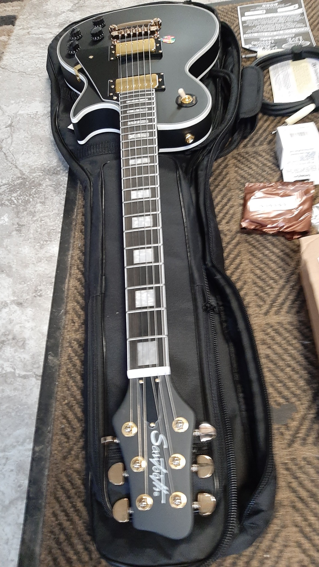$33/mo - Finance Sawtooth Heritage Series Maple Top Electric Guitar ...