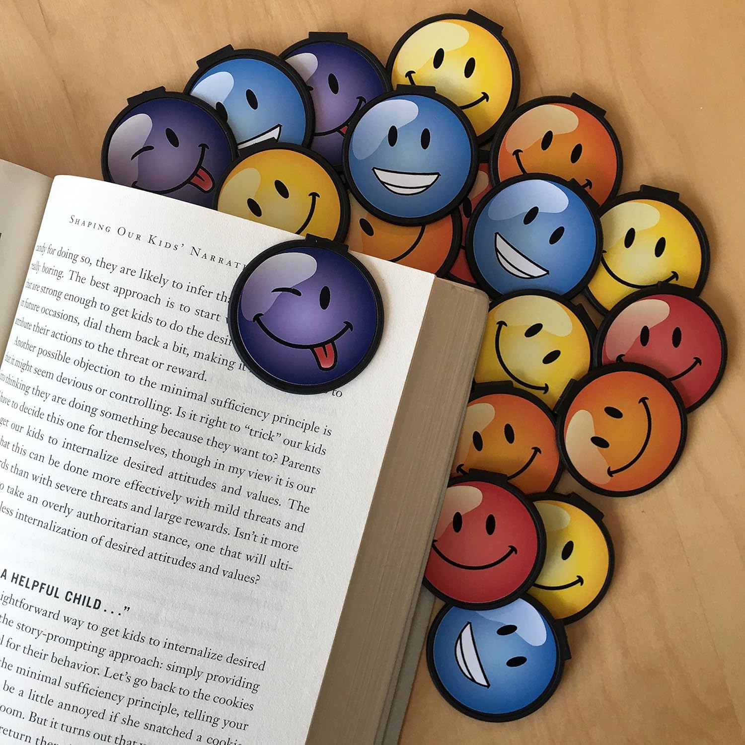 Amazon.com: BEST SMILEY FACE Bookmarks - 36 Bulk Bookmarks for Kids ...