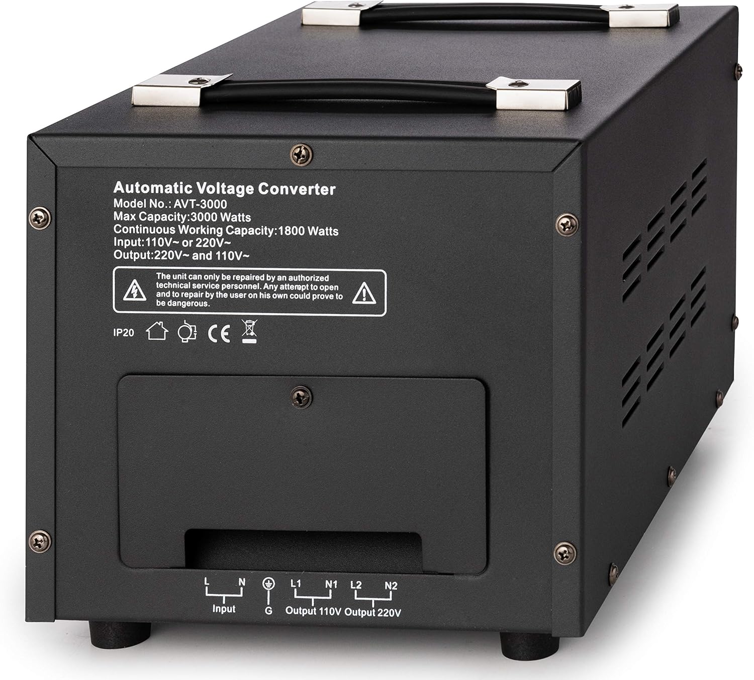 Bronson++ AVT 3000-110 Volt Transformer – Step Up/Down USA Converter ...
