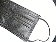 Amazon.com: 100PCS 3 Ply Black Disposable Face Mask Filter Protection ...