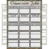 Amazon.com: 3D Learning LLF Boho Class Jobs Chart- Laminated 14x19.5 ...