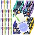 Amazon.com: BONNYCO Invisible Ink Pen & Notebook Pack 32, Space Party ...