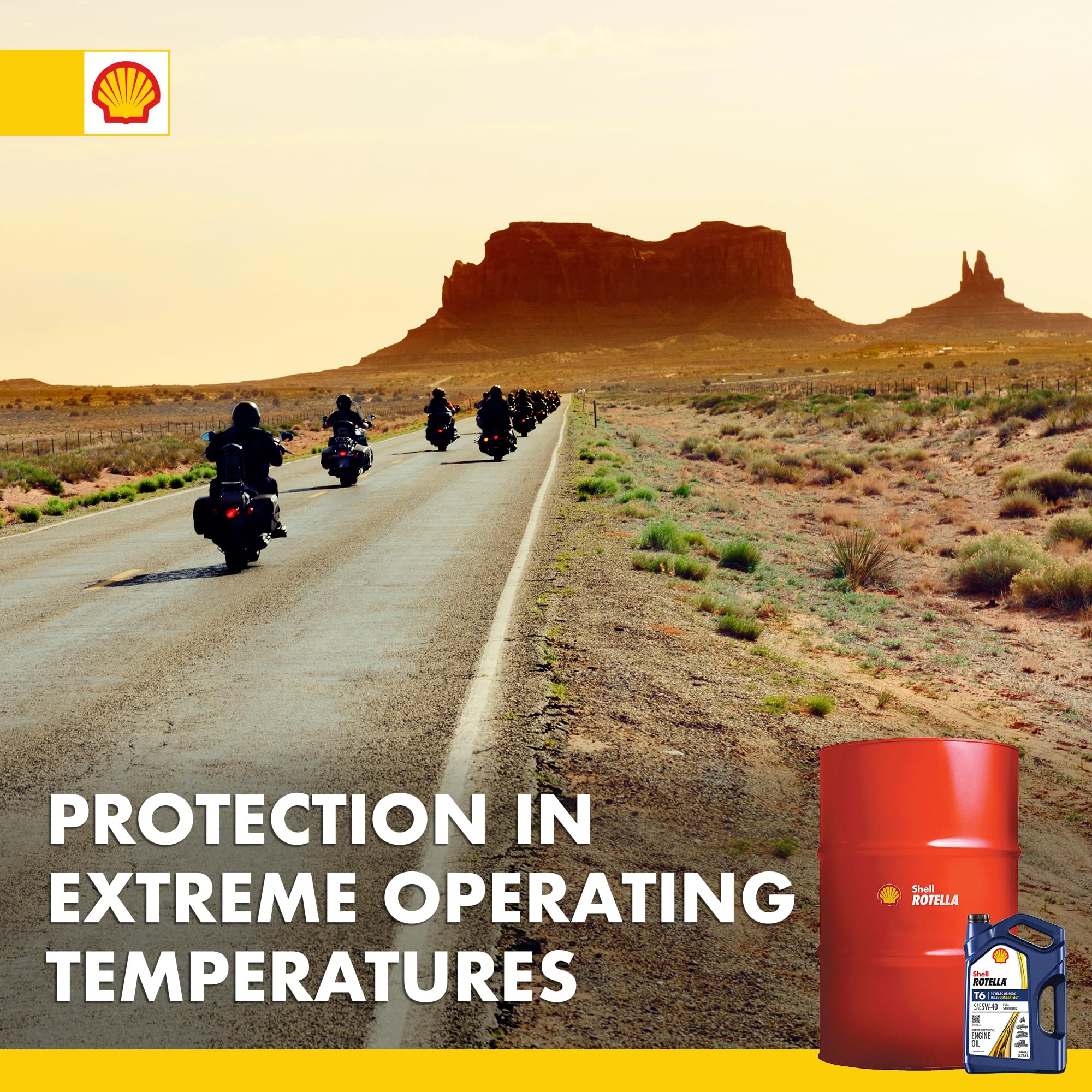 Mua Shell Rotella T6 Full Synthetic Heavy Duty Engine Oil 5W-40, 55 ...