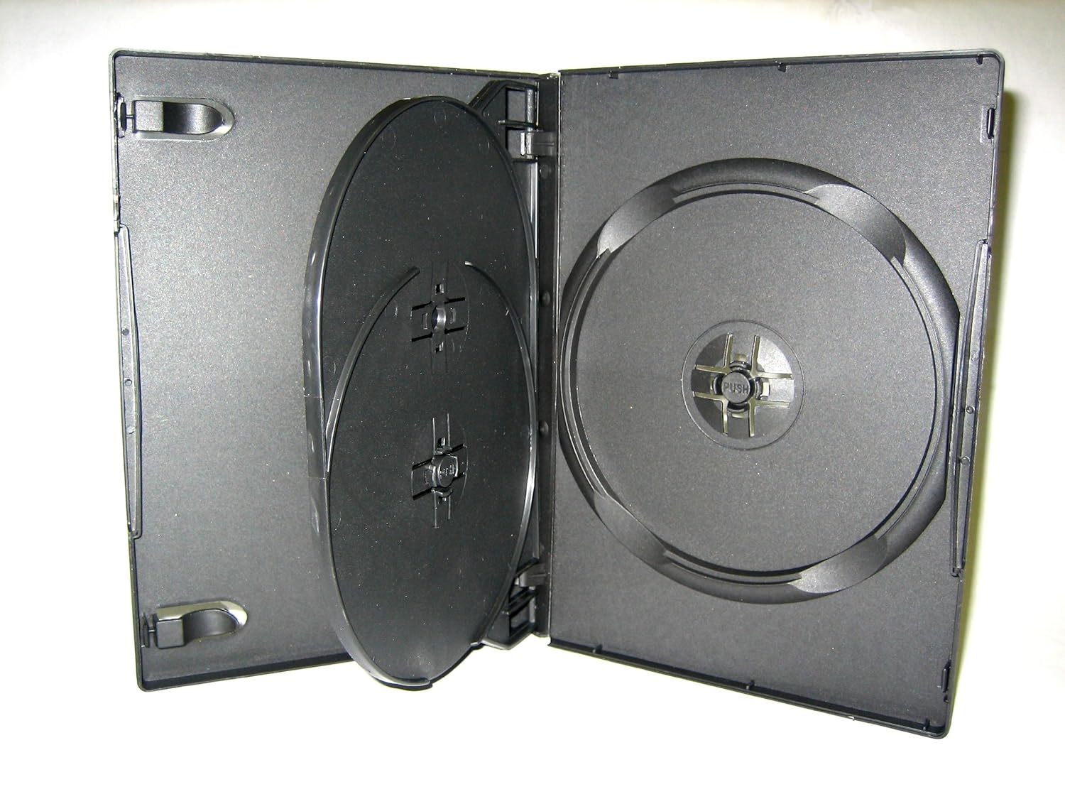 Amazon.com: 14MM, SLIM, TRIPLE, 3 DVD CASE, W/ FLIP TRAY, NO LOGO ...