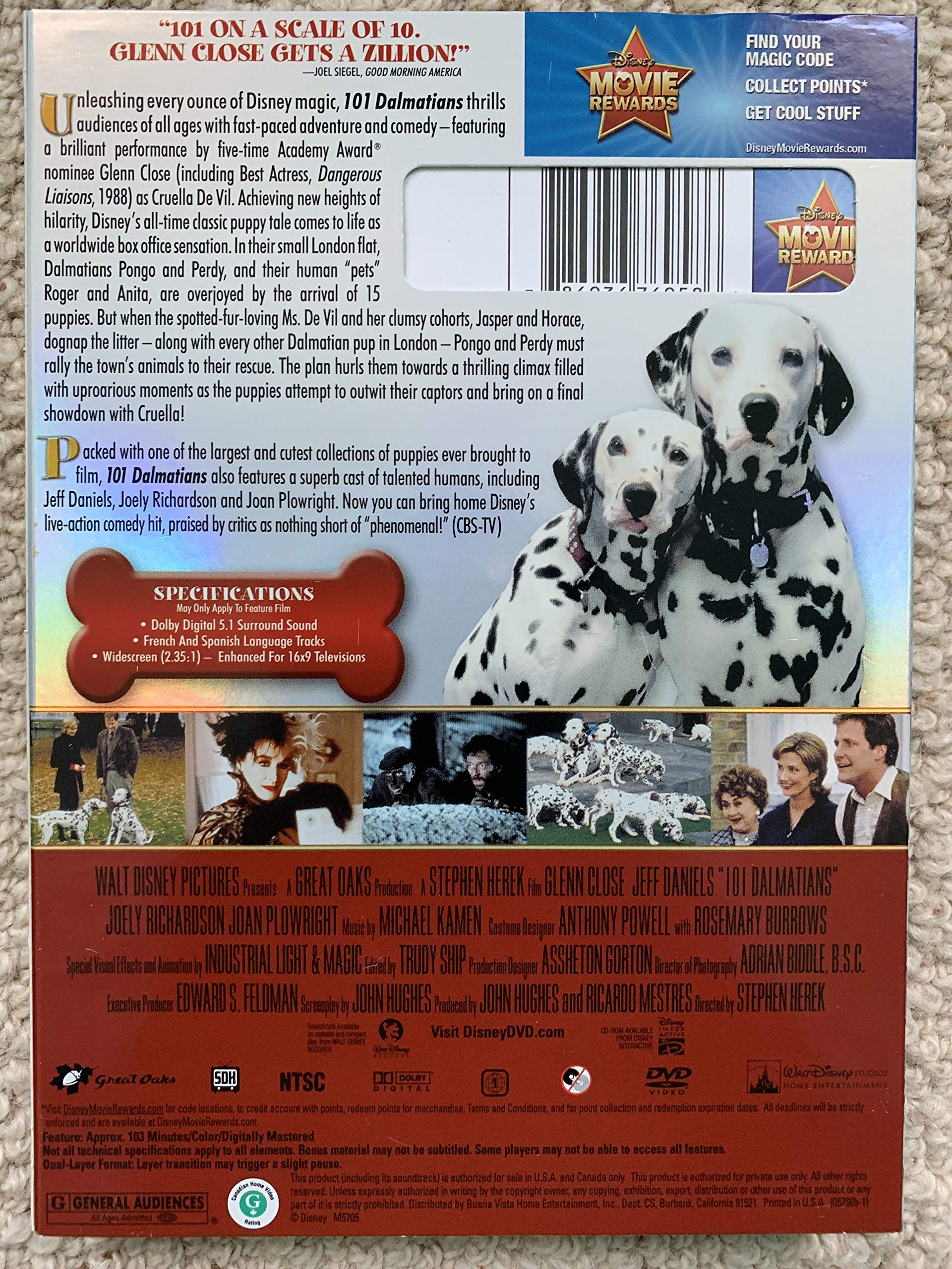Mua 101 Dalmatians (Live Action) [DVD] trên Amazon Mỹ chính hãng 2025 ...