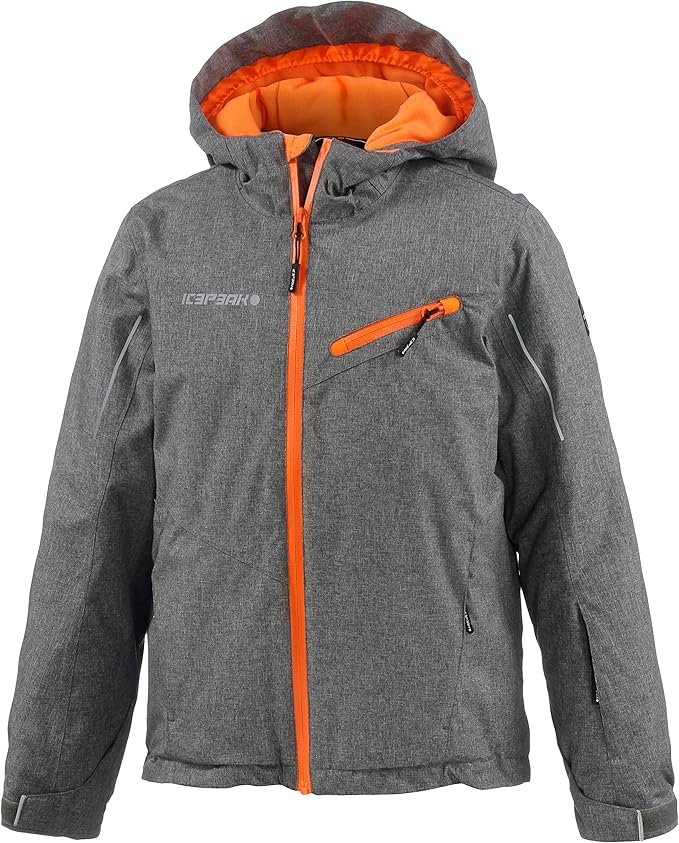 ICEPEAK Kinder Skijacke grau 116 : Amazon.de: Sport & Freizeit