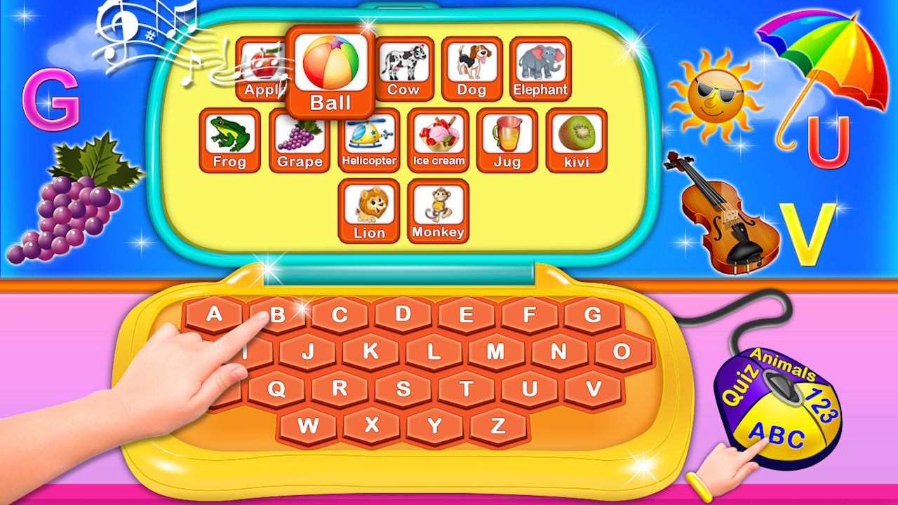 Kids Laptop - Alphabet, Numbers, Animals Educational 2:Amazon.com.br ...