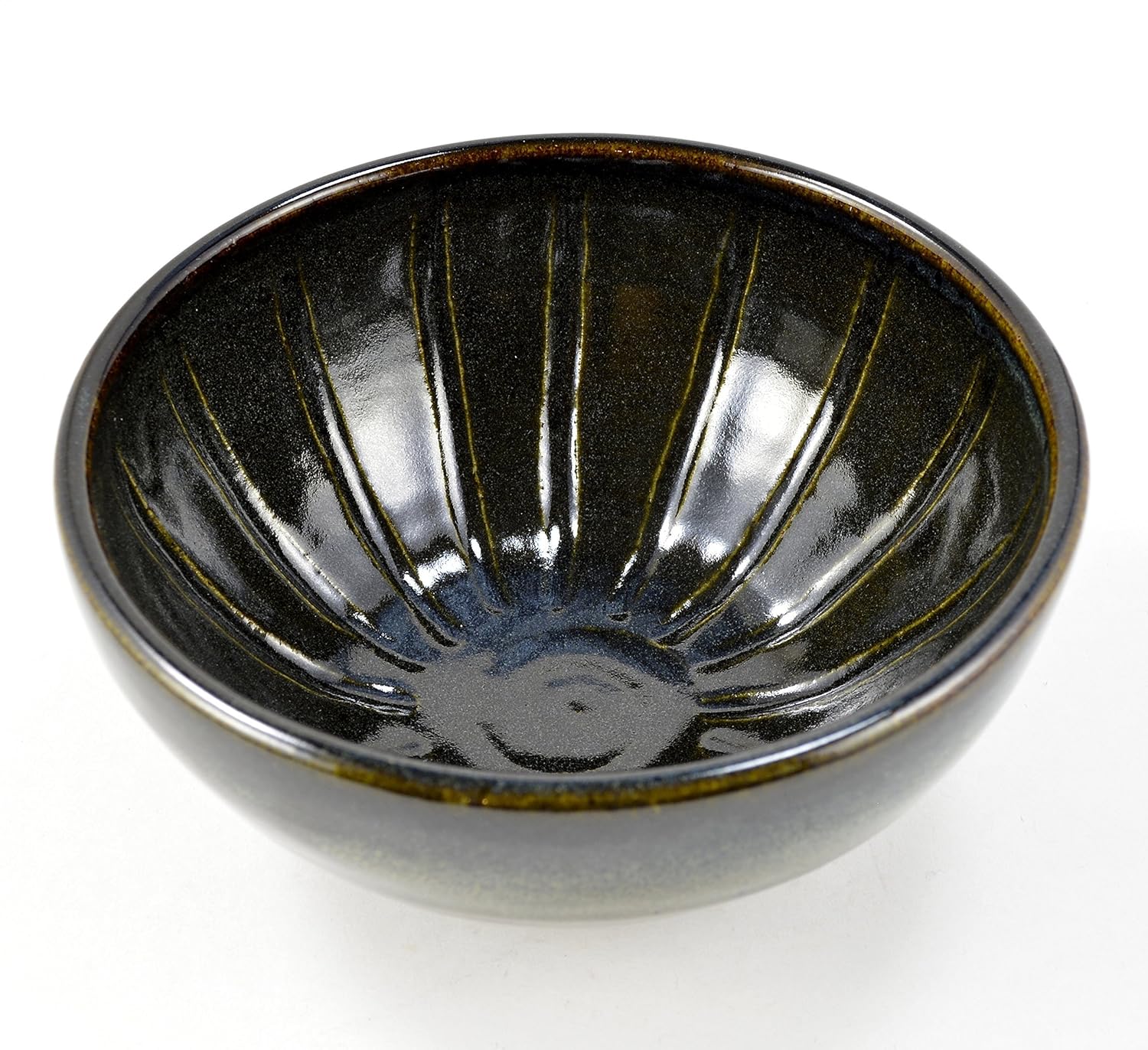 Amazon.com: Shaving Bowl Black Lather Bowl Handmade Wheel Thrown ...