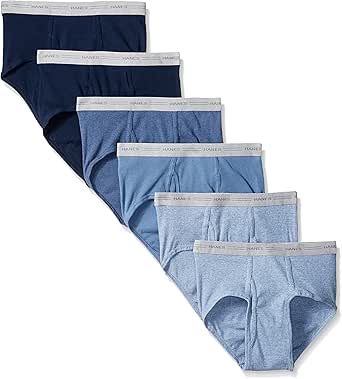 Hanes Men's 6-Pack Exposed Waistband Mid-Rise Brief at Amazon Men’s ...