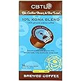 Amazon.com: CBTL 10% Kona Blend Brew Coffee Capsules By The Coffee Bean & Tea Leaf, 16-Count Box ...