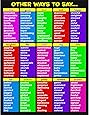 Teacher Created Resources Other Ways to Say Chart: Amazon.ca: Office ...