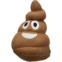 Pet Supplies : FOUFIT 85437 Poop Emoji Plush Dog Toy with Squeaker ...