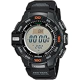 Amazon.com: Casio Men's Pro Trek PRW-3500T-7CR Tough Solar Triple Sensor Digital Sport Watch ...