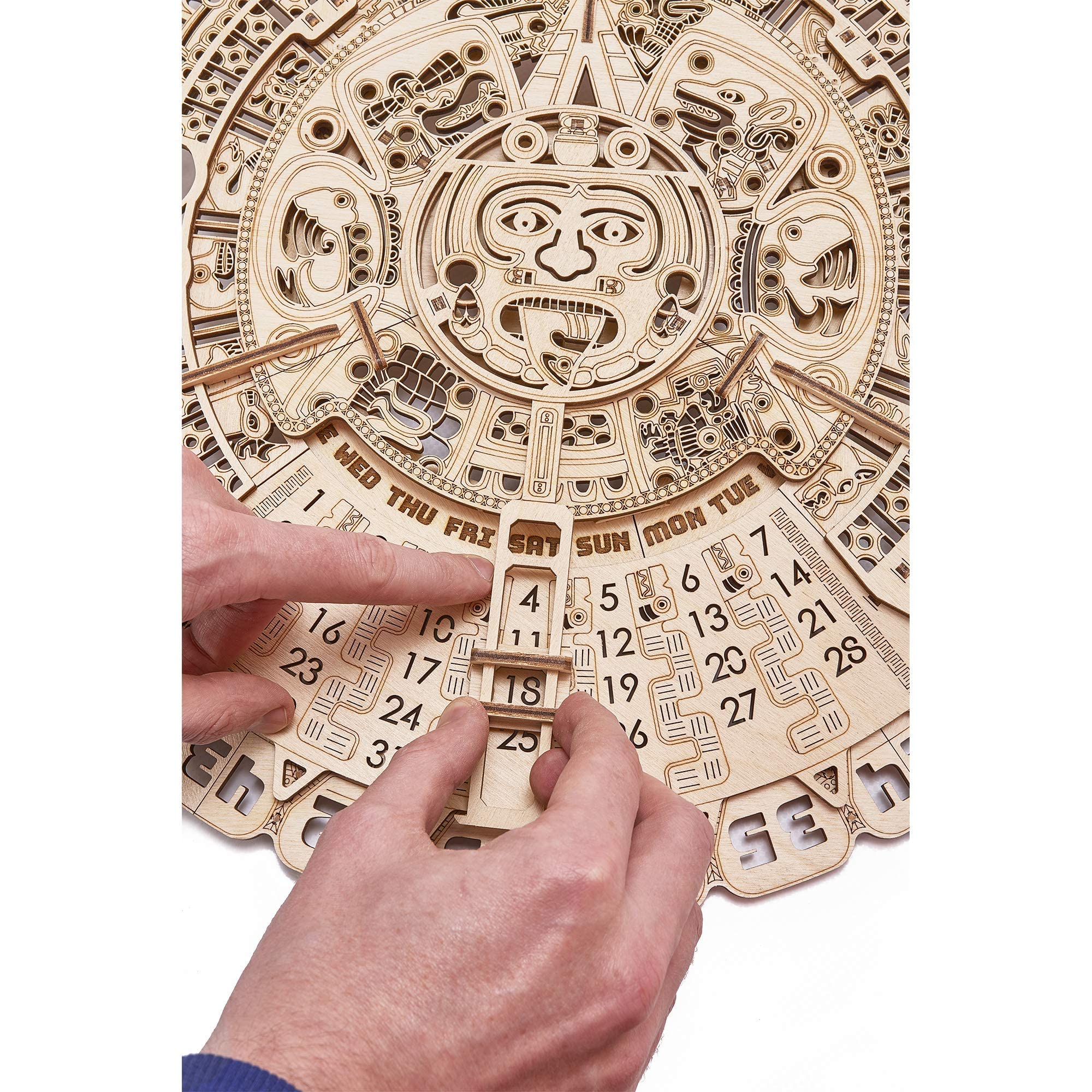 Mua Wood Trick Mayan Wall Calendar Wooden Mechanical Model Kit - 16.1 ...