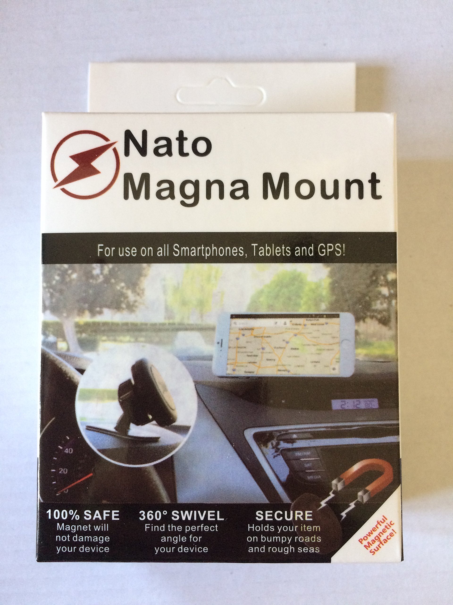 Amazon.com: Nato Magna Mount [2 Pack] Magnetic Car Mount Holder for ...