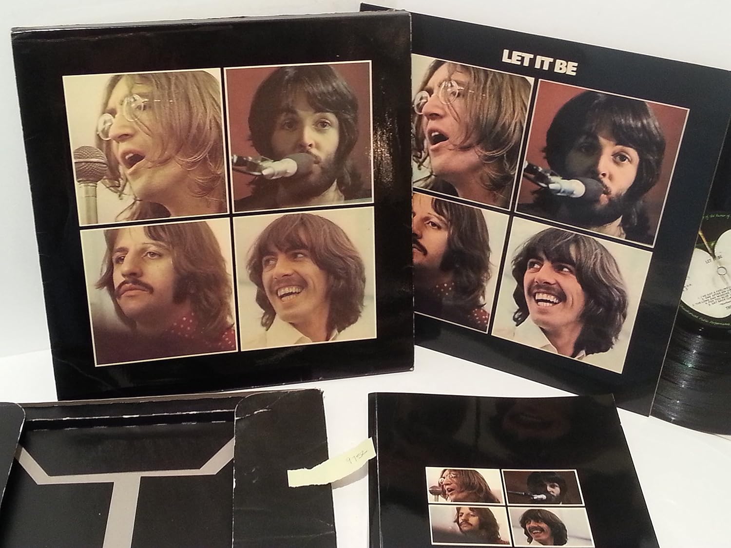 THE BEATLES let it be BOX SET, includes photo book, PCS 7096: Amazon.co ...