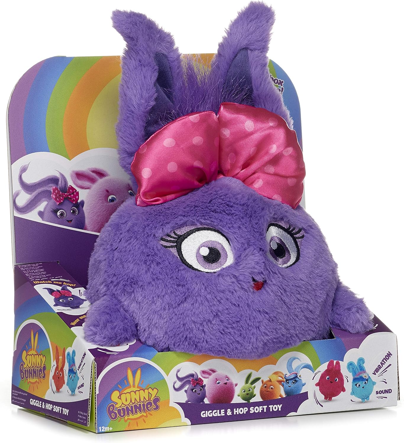 Posh Paws 37427 Sunny Bunnies Large Feature Iris Giggle & Hop Soft Toy-29cm (11 inch) – BigaMart
