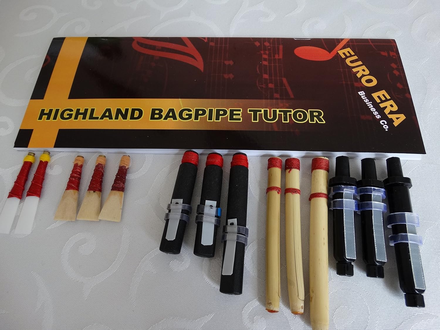 Amazon.com: Scottish Bagpipe Drone & Reeds Set with Tutor Book: Musical ...
