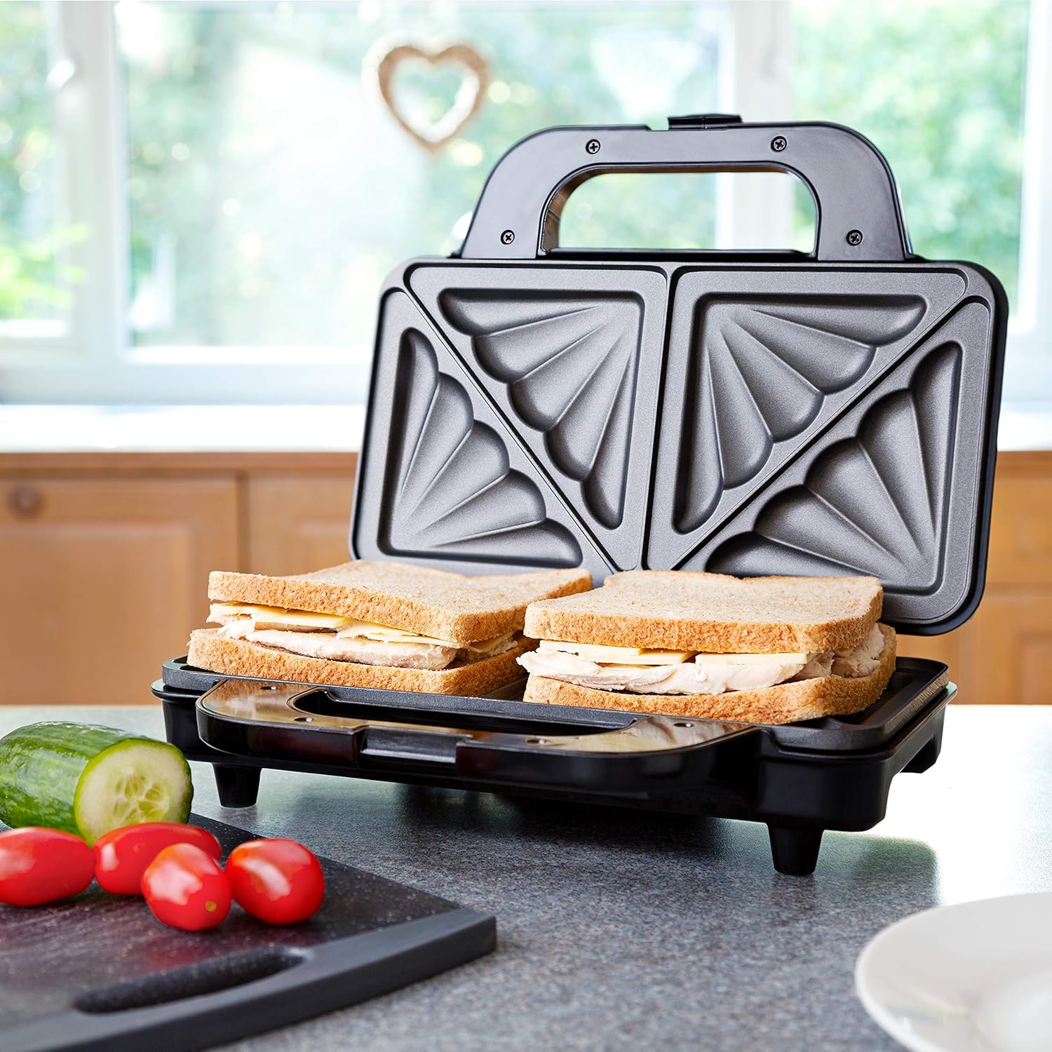 Global Gourmet by Sensiohome Sandwich Toaster/Toastie Maker – Deep Fill ...