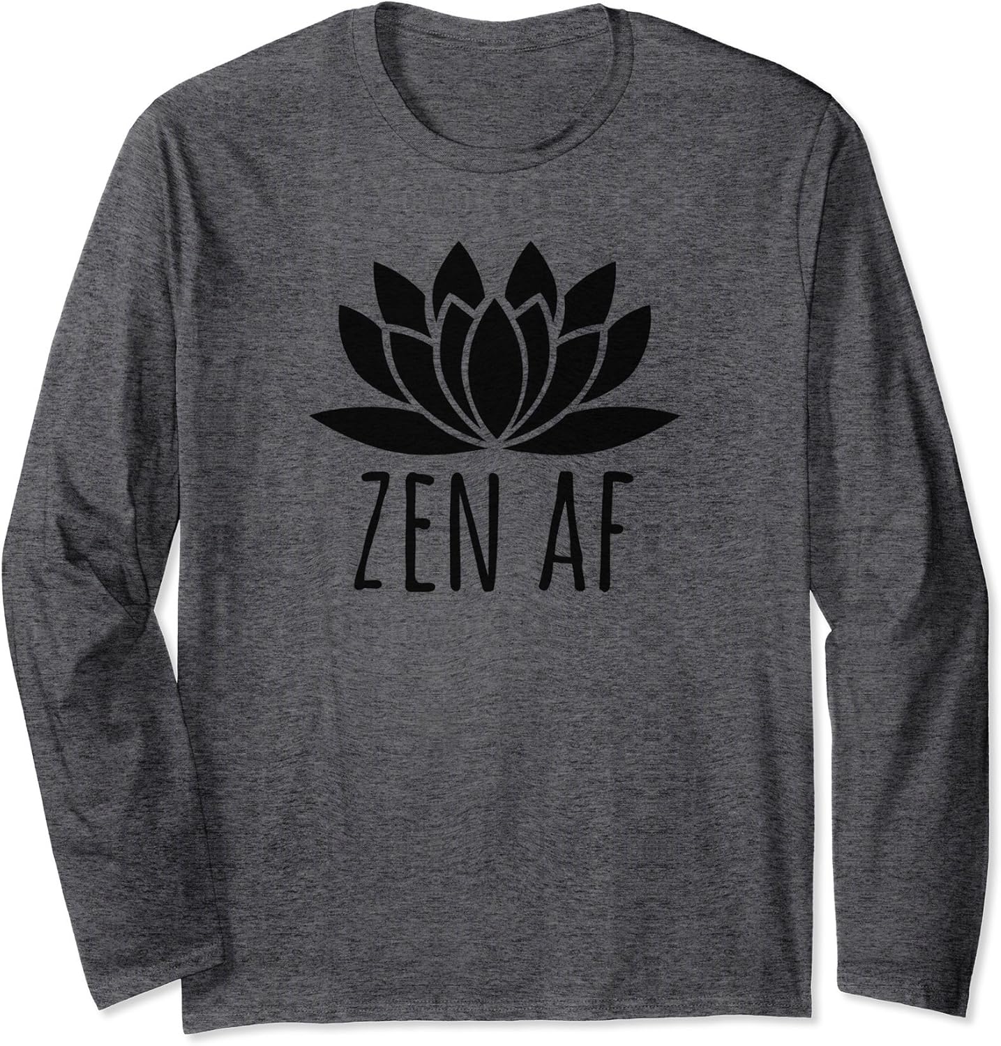 Amazon.com: Zen AF Long Sleeve Shirt | Zen and Buddhism Shirts: Clothing