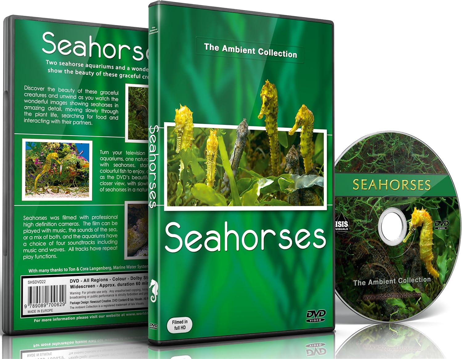 Aquarium DVD- Seahorses - with Relaxing Music and Nature Sounds: Amazon ...