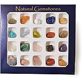 Mini Gem Chart Box - 12 Polished Gemstones of The World In a Display ...