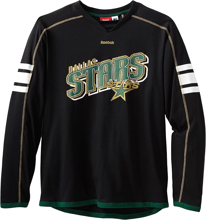 Amazon.com : NHL Dallas Stars Long Sleeve Jersey T-Shirt, Small ...